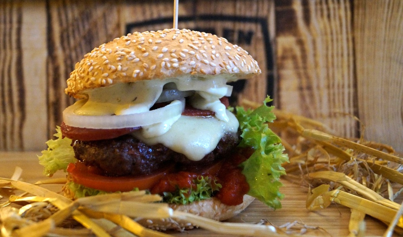 Burger und Bowie in der Burgerie in Berlin